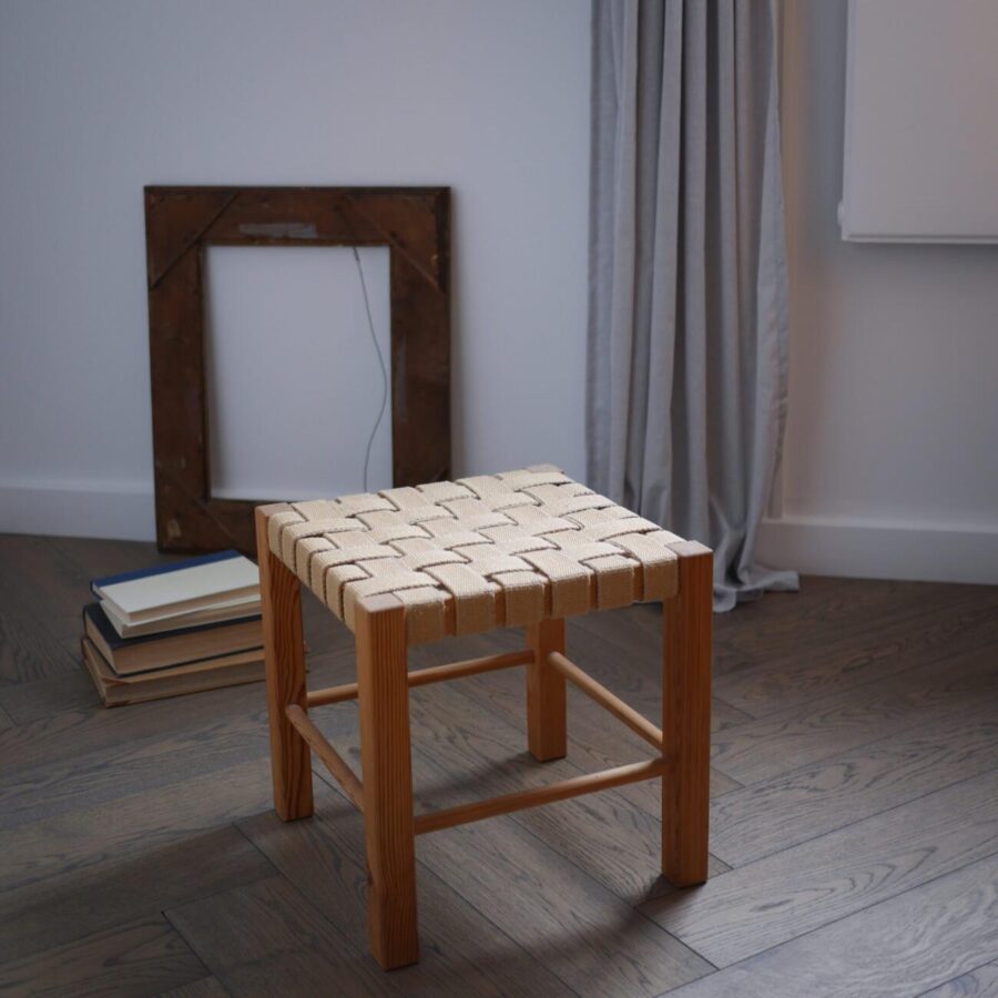 Flettet Vintage Træ Skammel » my.wonderful.finds